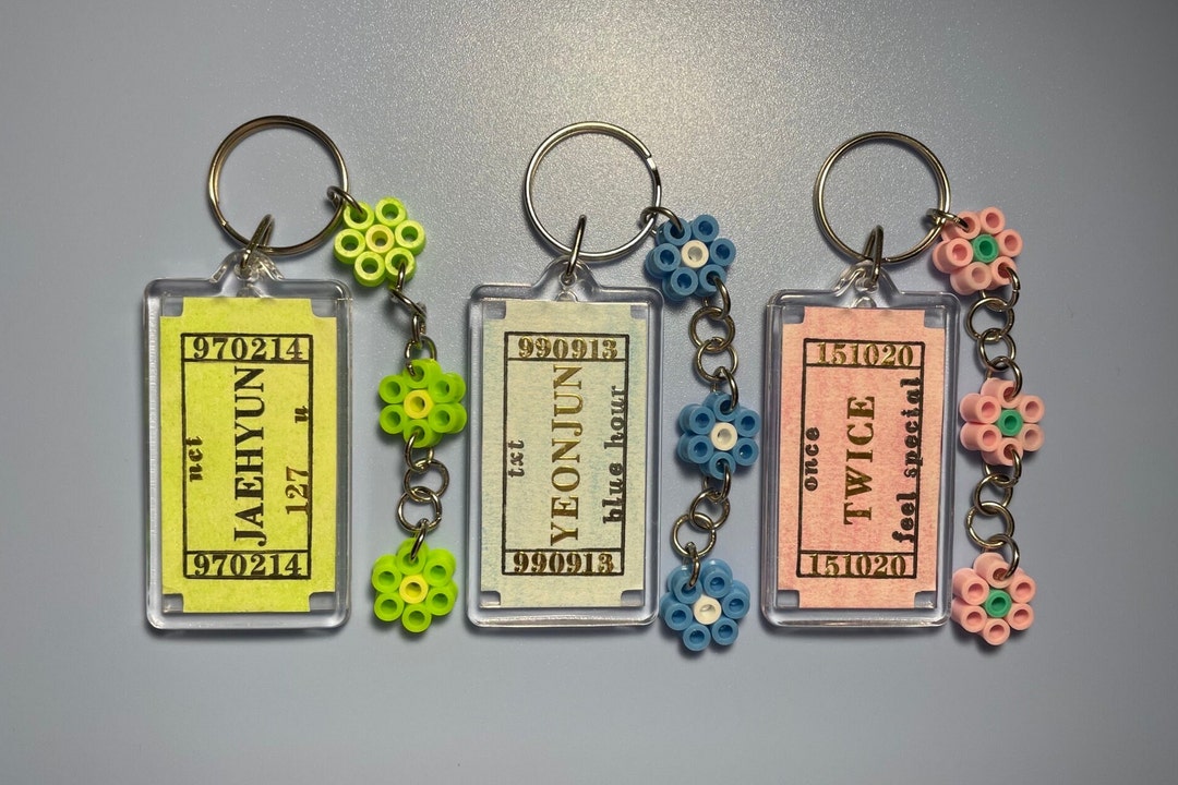 Custom Carnival/raffle Kpop Ticket Keychain - Etsy
