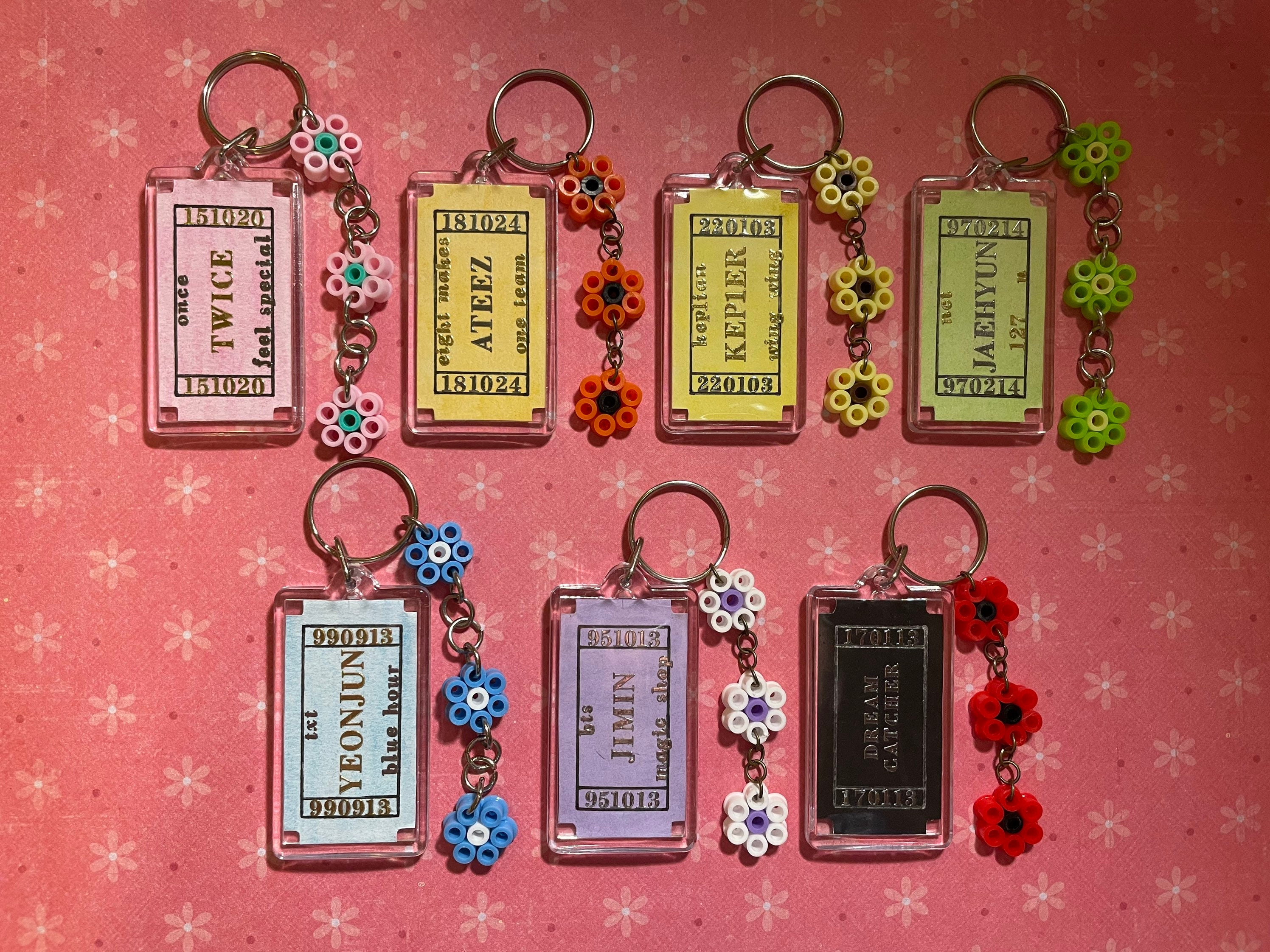 Custom Carnival/raffle Kpop Ticket Keychain - Etsy