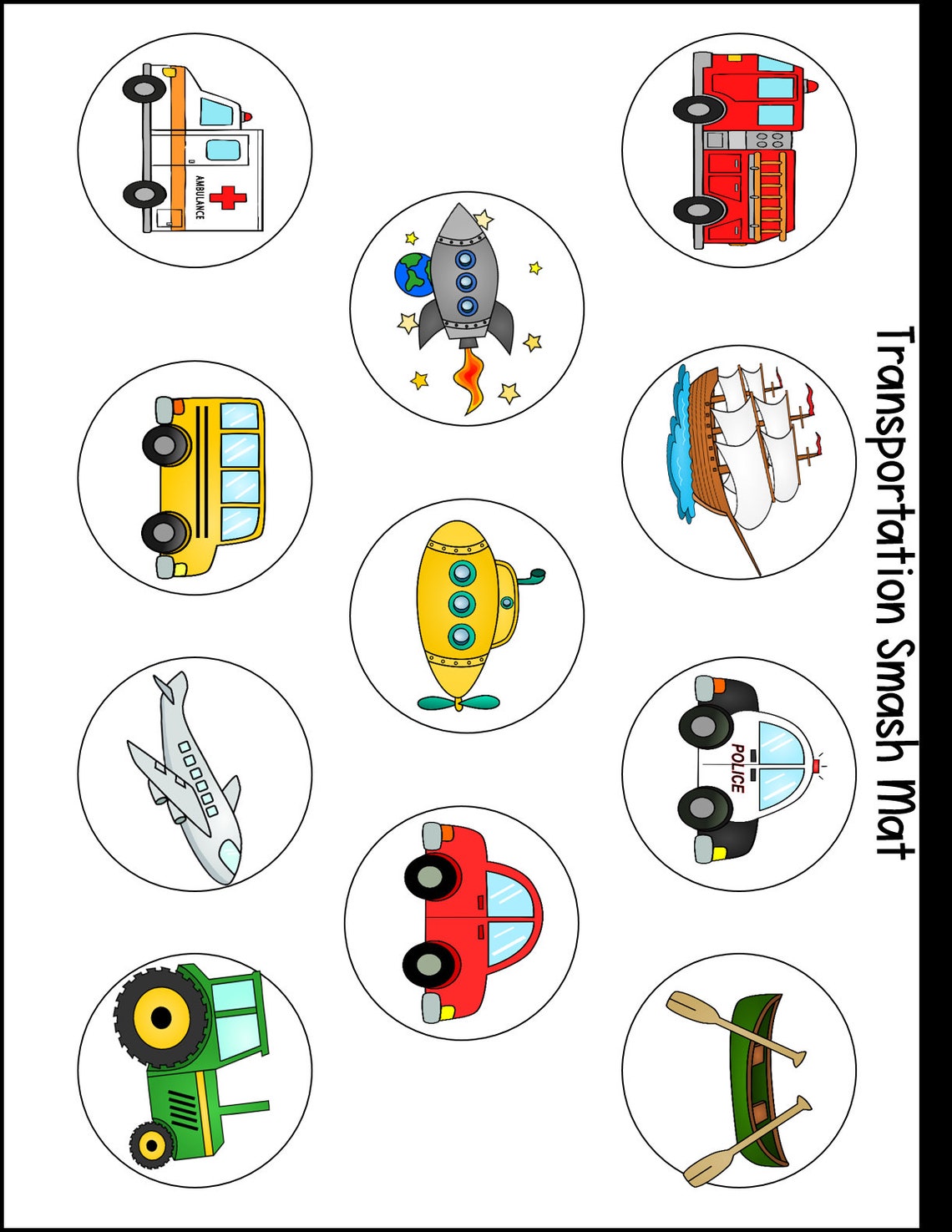 Transportation Mini Thematic Language Unit - Etsy