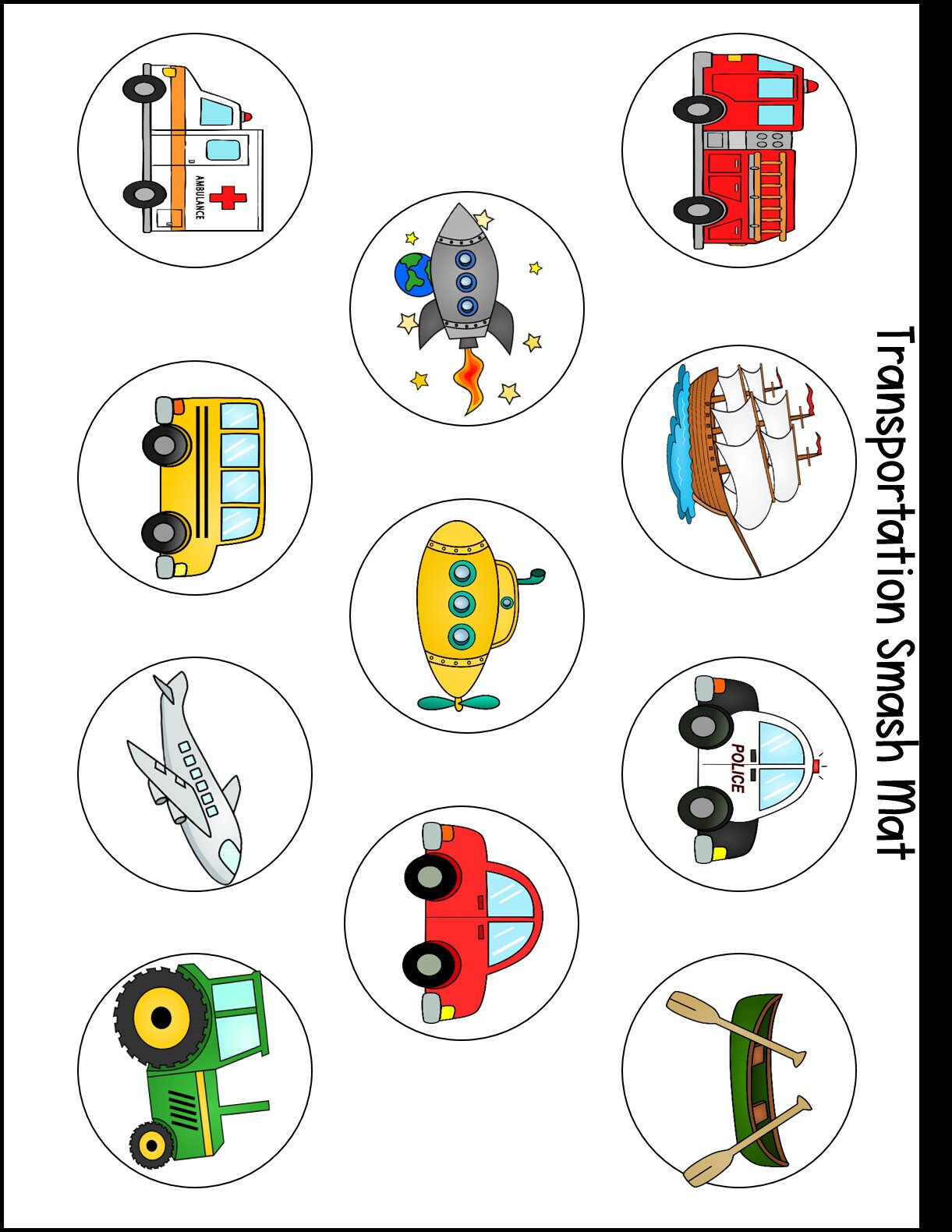 Transportation Mini Thematic Language Unit - Etsy