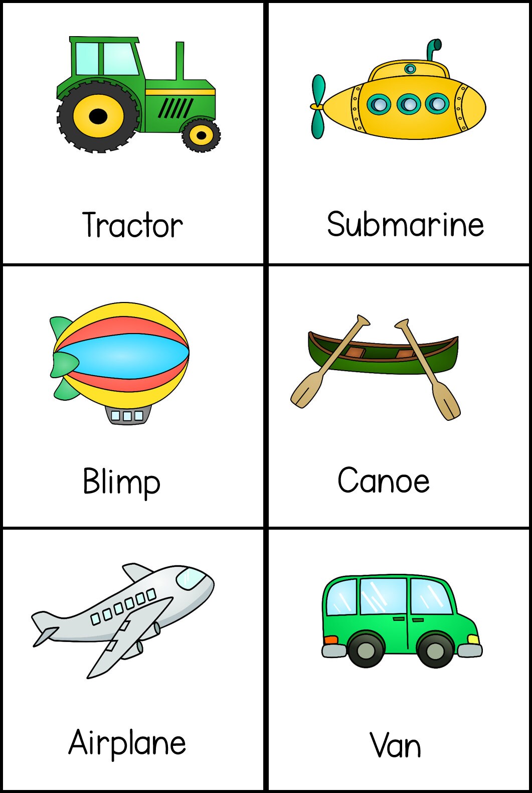 Transportation Mini Thematic Language Unit - Etsy