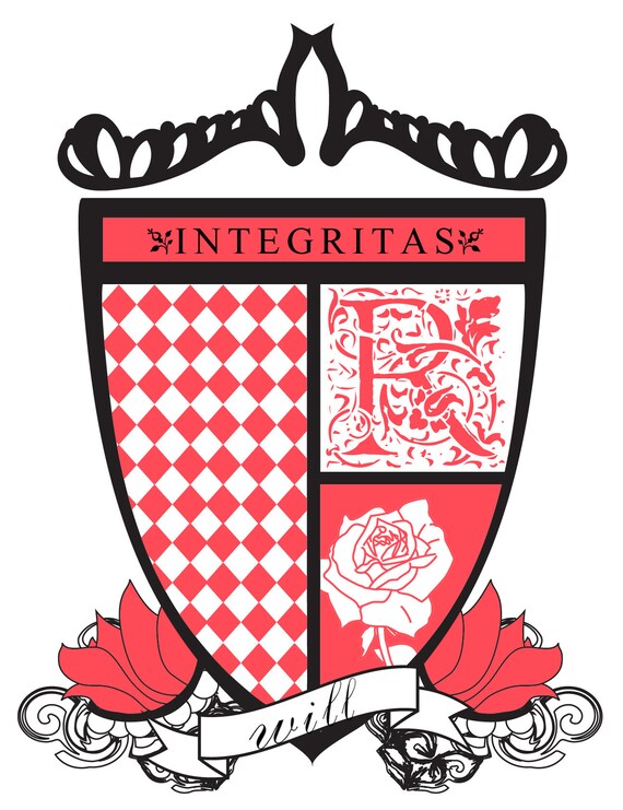 Code of Arms Shield Art Heritage Art - Etsy