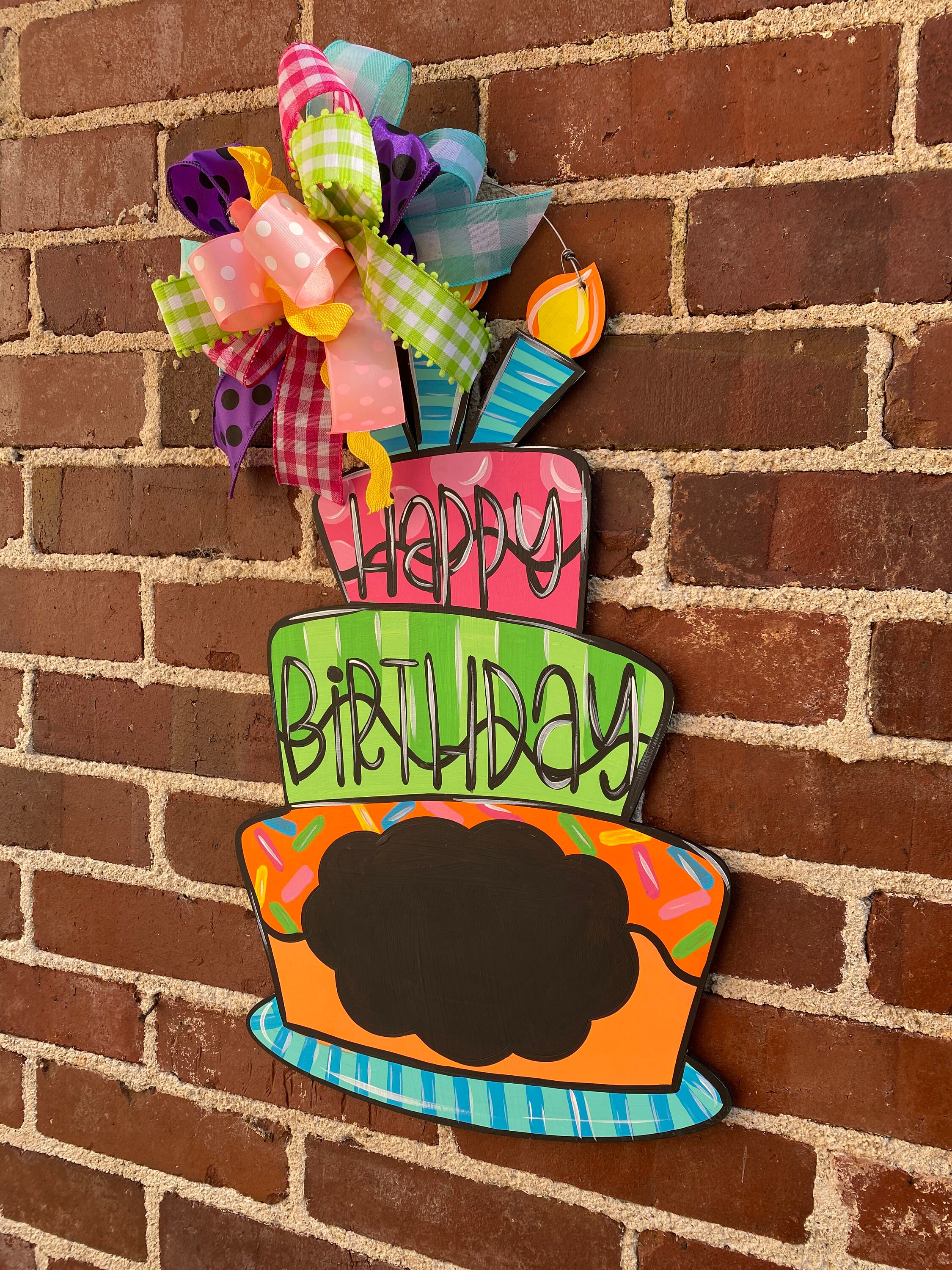 Happy Birthday Door Hanger Birthday Door Hanger - Etsy