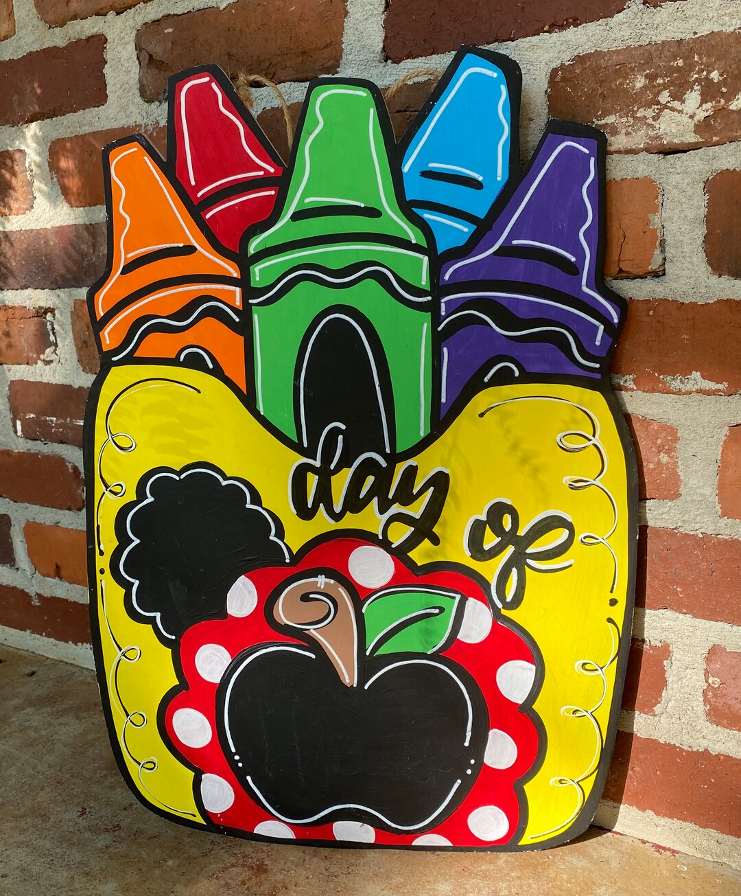 Back to School ~ Crayons ~ Classroom ~ Door Hanger ~ Classroom Decor ...