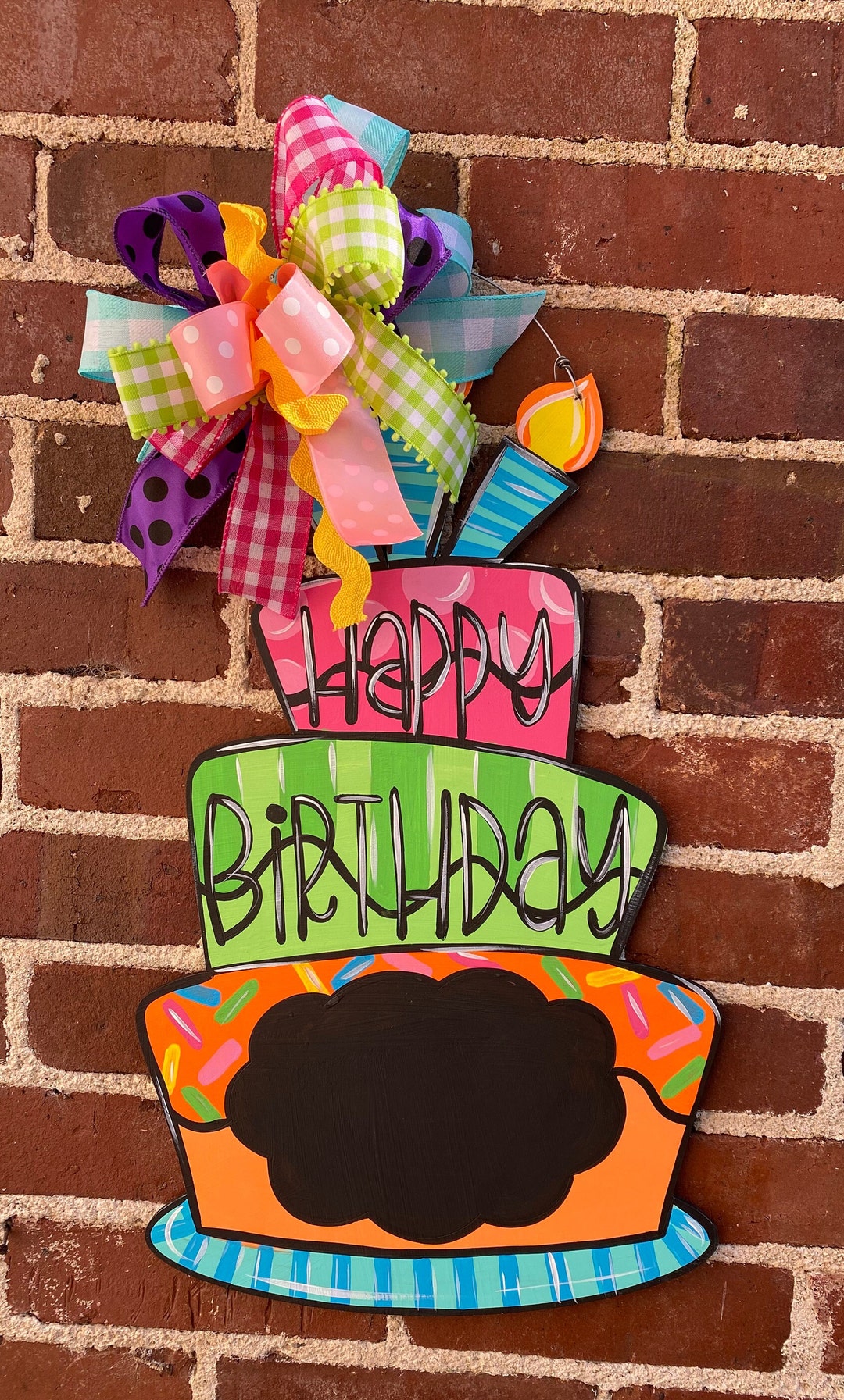 Happy Birthday Door Hanger ~ Birthday ~ Door Hanger - Etsy