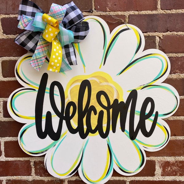 Flower Door Hanger - Etsy