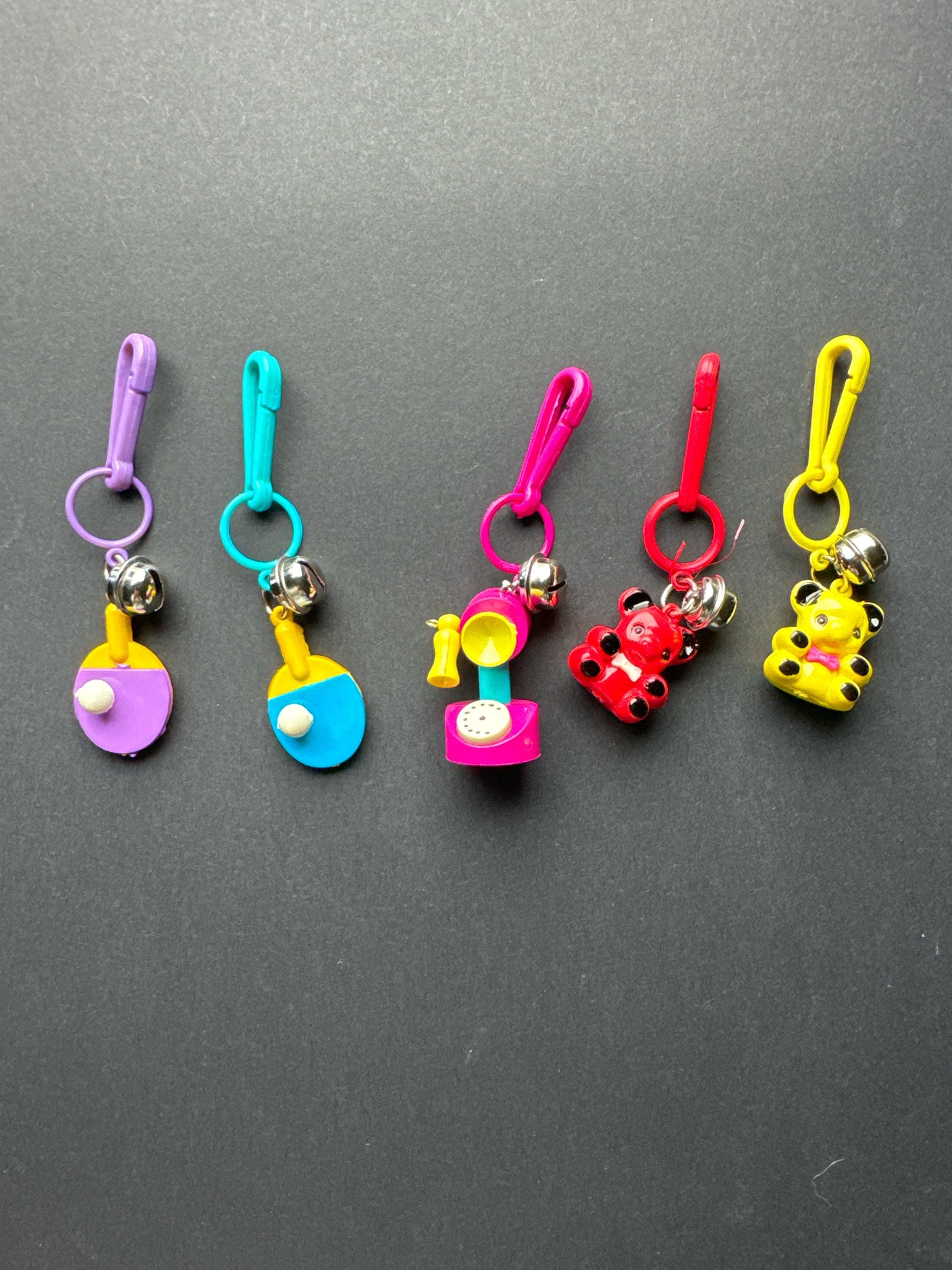 1980’s Rare Vintage Plastic Bell Charms Set of 5 - Etsy