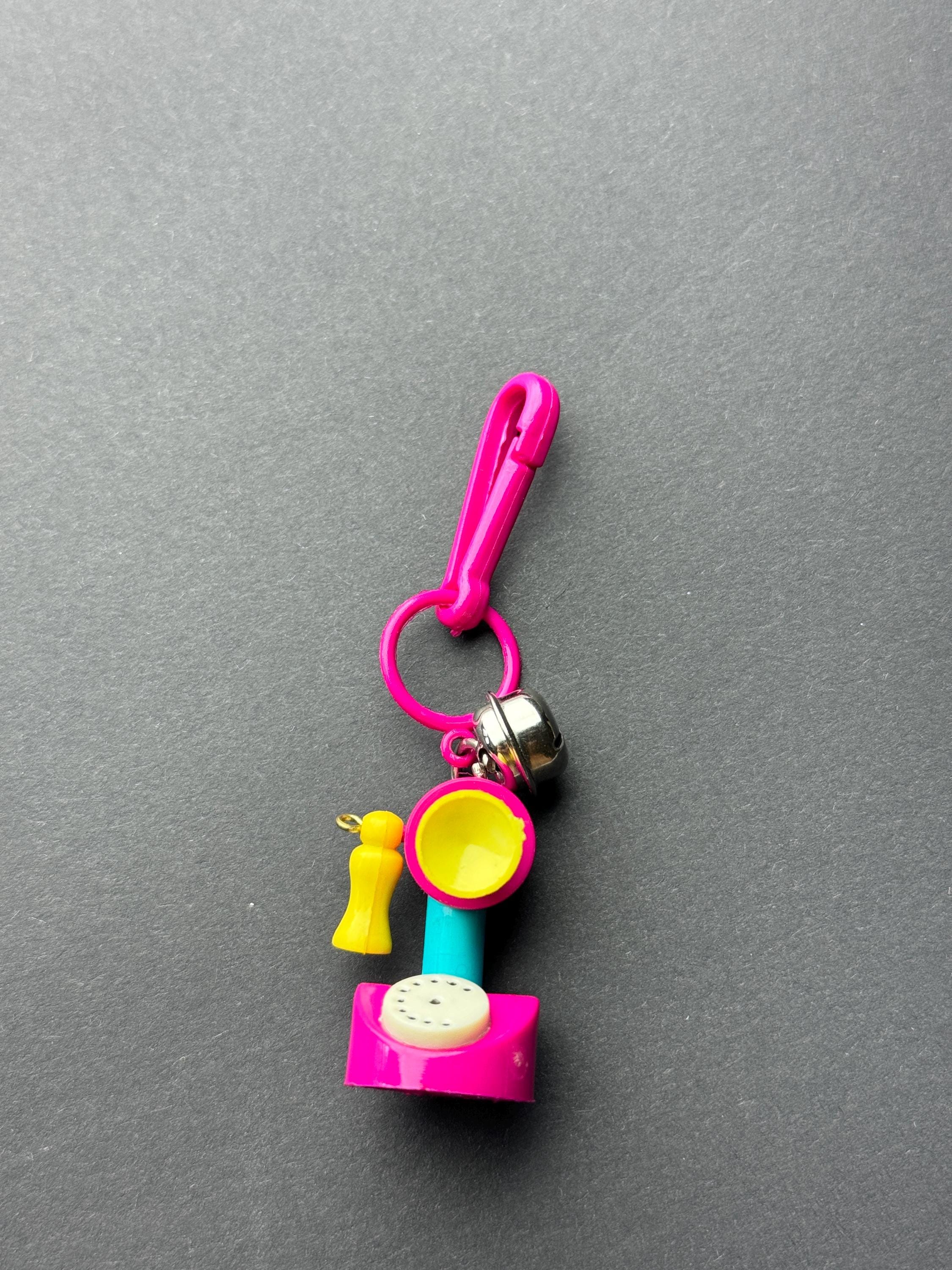 1980’s Rare Vintage Plastic Bell Charms Set of 5 - Etsy