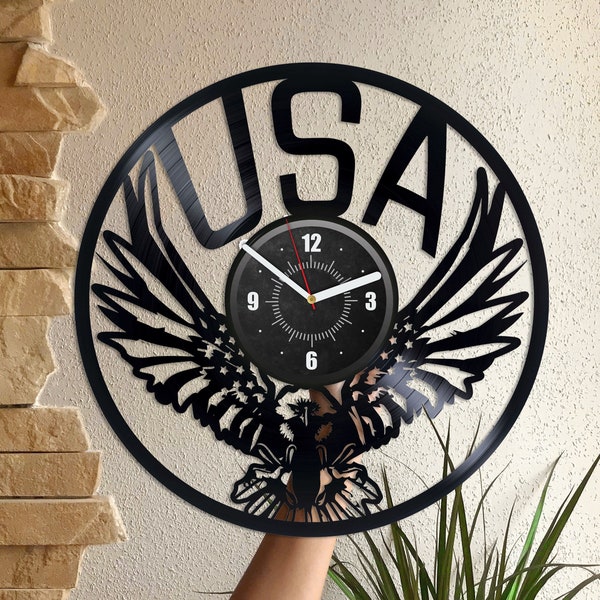 American Eagle Clock - Etsy