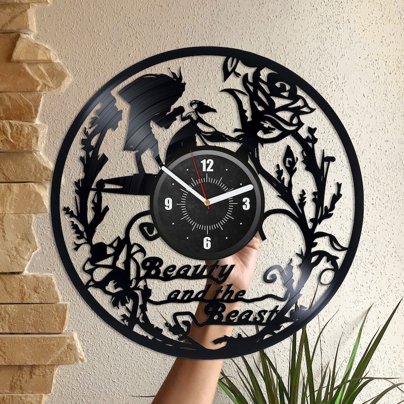 Beauty and the Beast Clock - Etsy