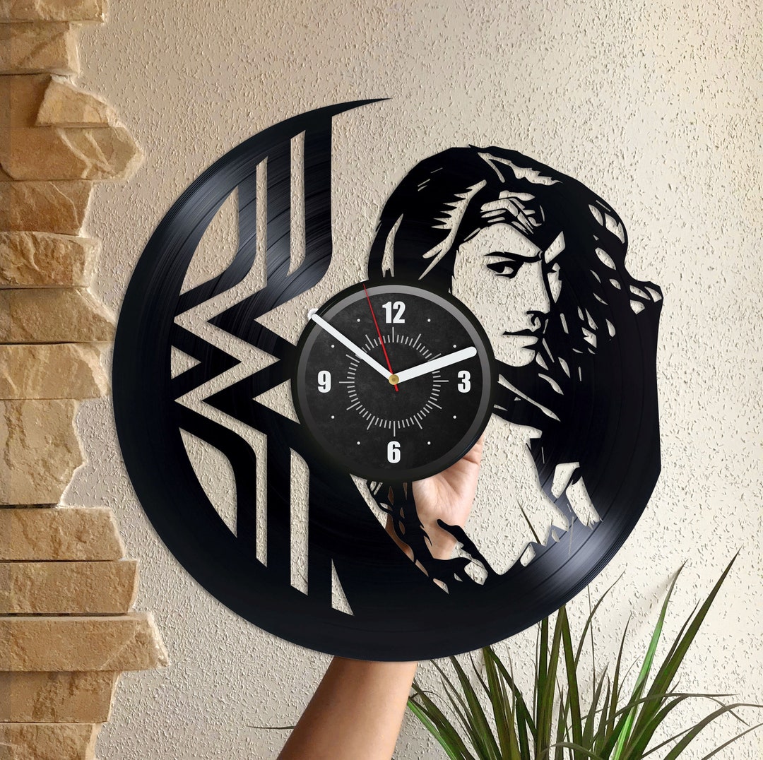 Wonder Women Vinyl Record Laser Cut Wall Clock Wonder Women Art DC ...