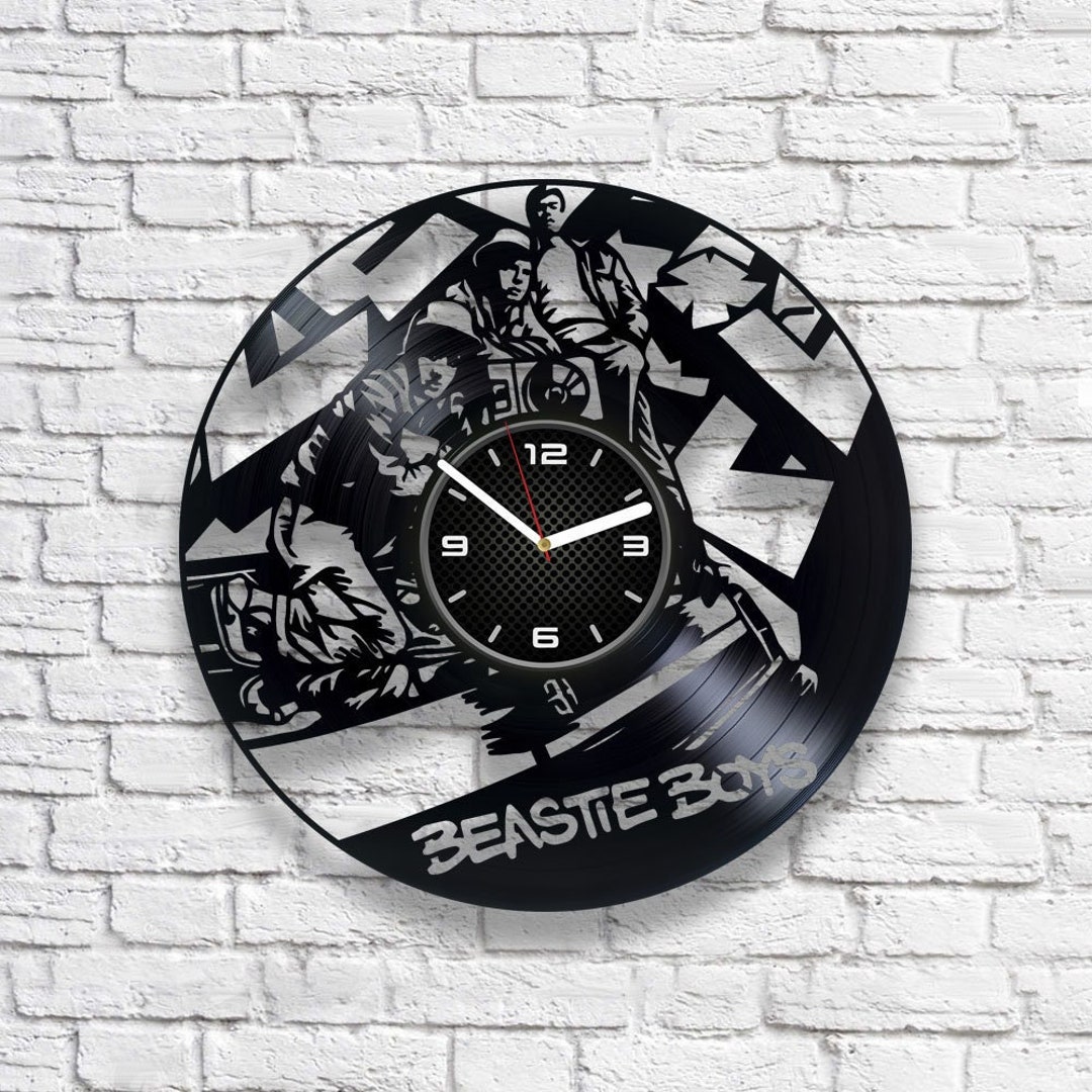 Beastie Boys Vinyl Record Clock, Rap Gifts, Original Decor for Home ...