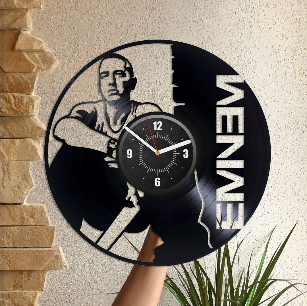 Rap Artist Vinyl Record Music Wall Clock Rap Music Art Modern Teenager ...