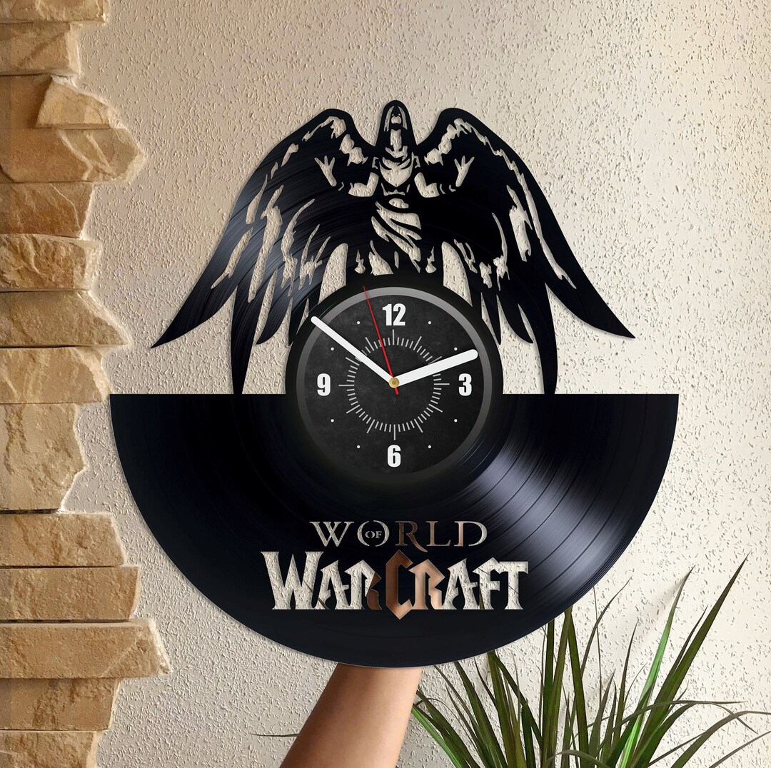 Video Game Vinyl Record Creative Wall Clock Gamer Artwork Video Game ...