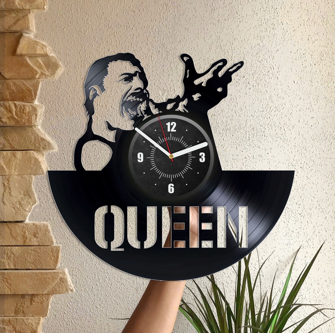 Queen Band Vinyl Record Handmade Clock Rock Band Decor Music Wall Art ...