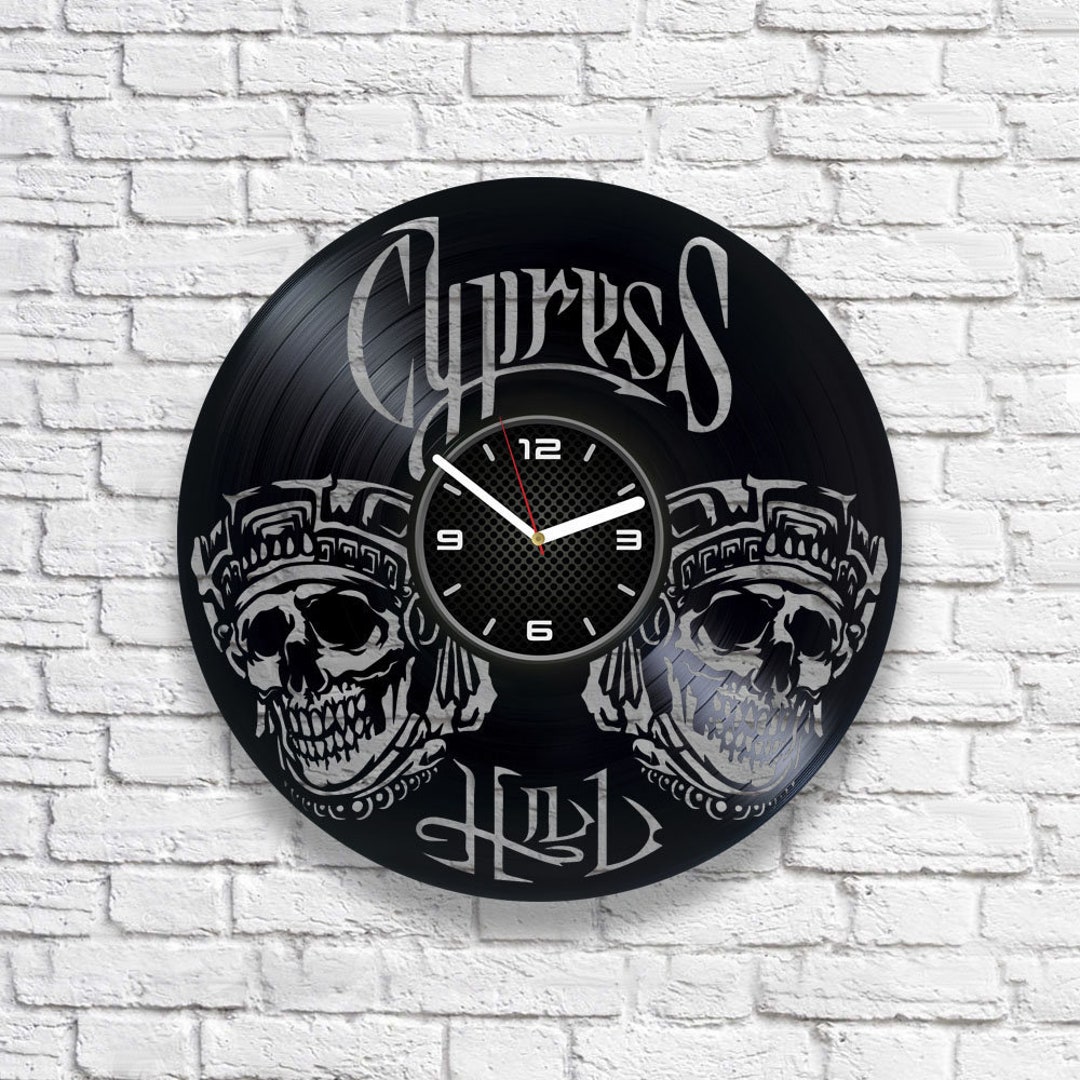 Cypress Hill Vinyl Record Clock, Hip Hop Gifts, Unique Wall Decor for ...