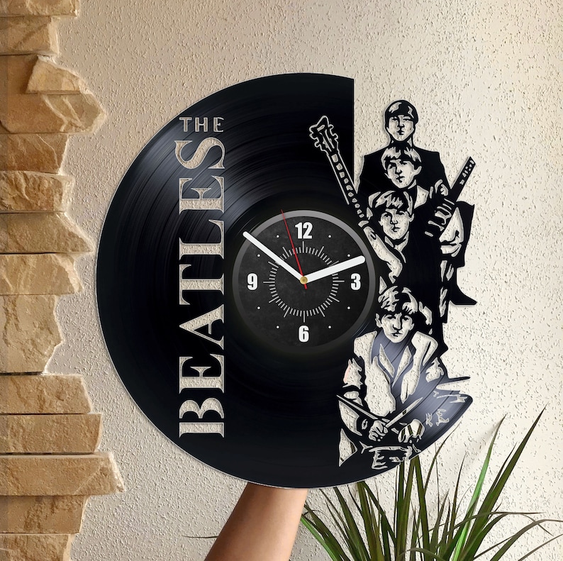 The Beatles Vinyl Record Music Wall Clock Rock Band Art Unique - Etsy