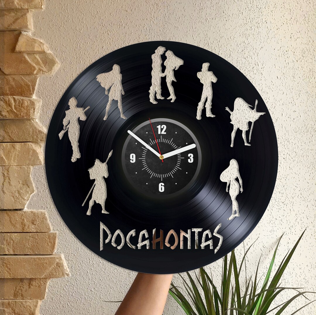 Disneyworld Princess Vinyl Record Cute Wall Clock Cartoon Art for ...