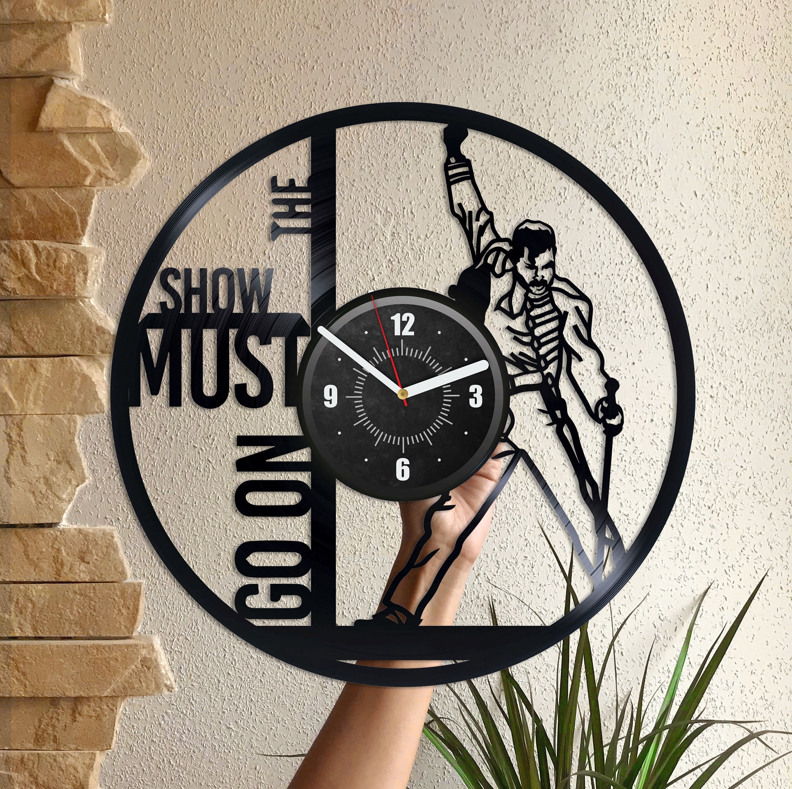 Queen Band Vinyl Record Music Wall Clock Music Legend Wall Art Vintage ...