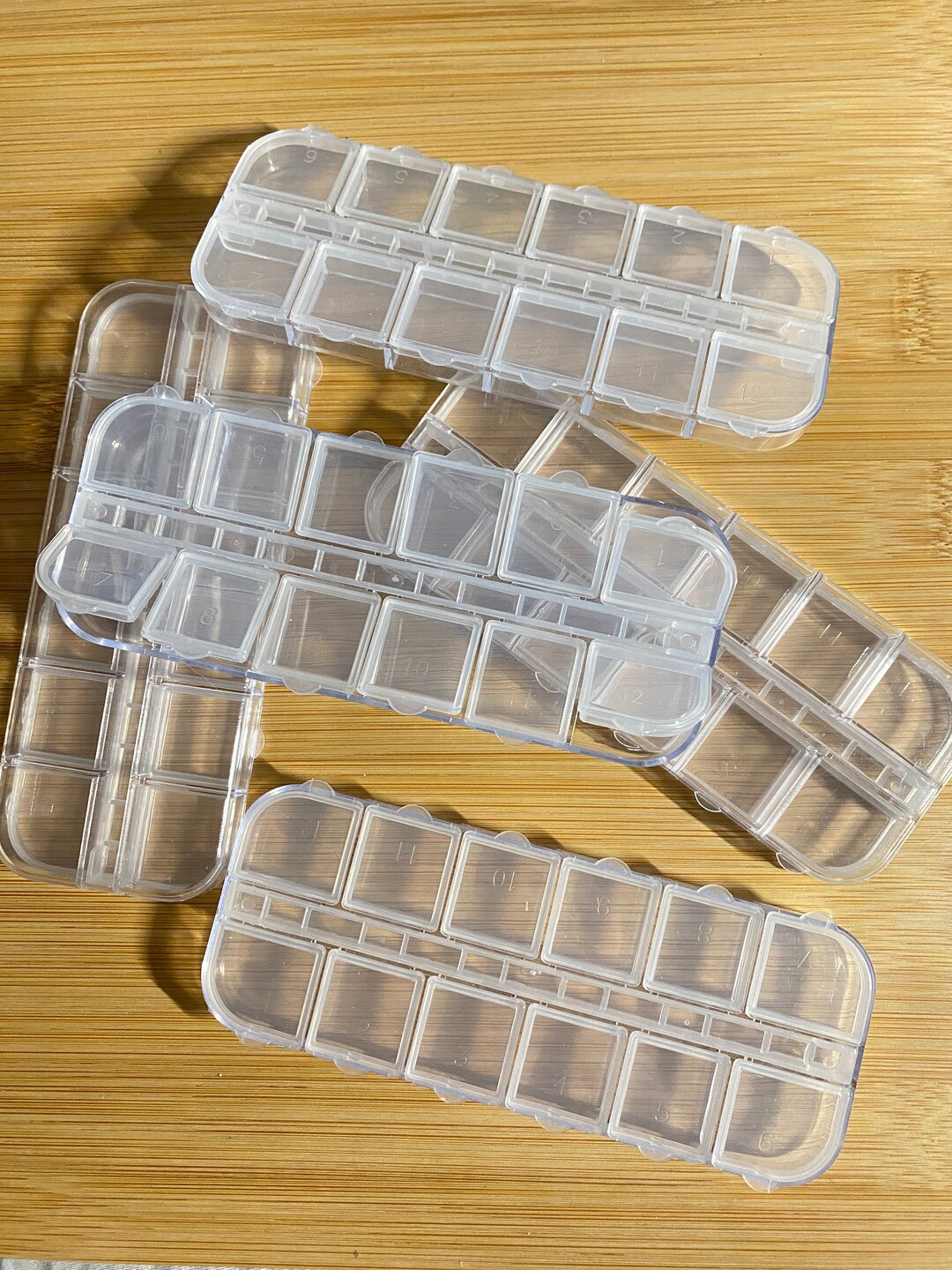 Sorting Box, Bead Box, Folding Box, Boxes (empty) 6 Compartments 12 ...