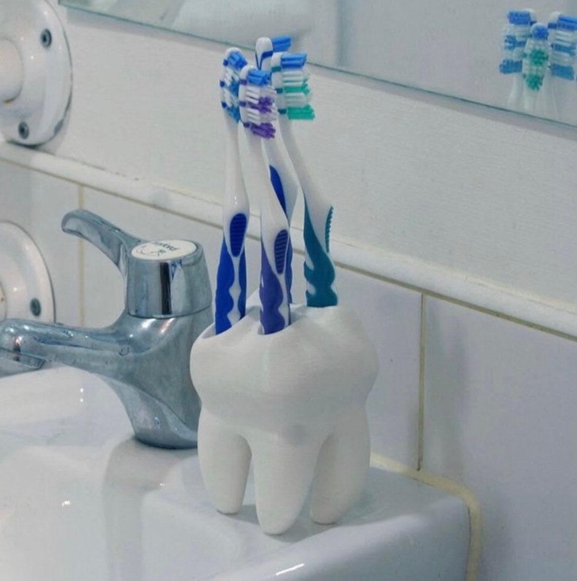 Custom Tooth Toothbrush Holder - Etsy