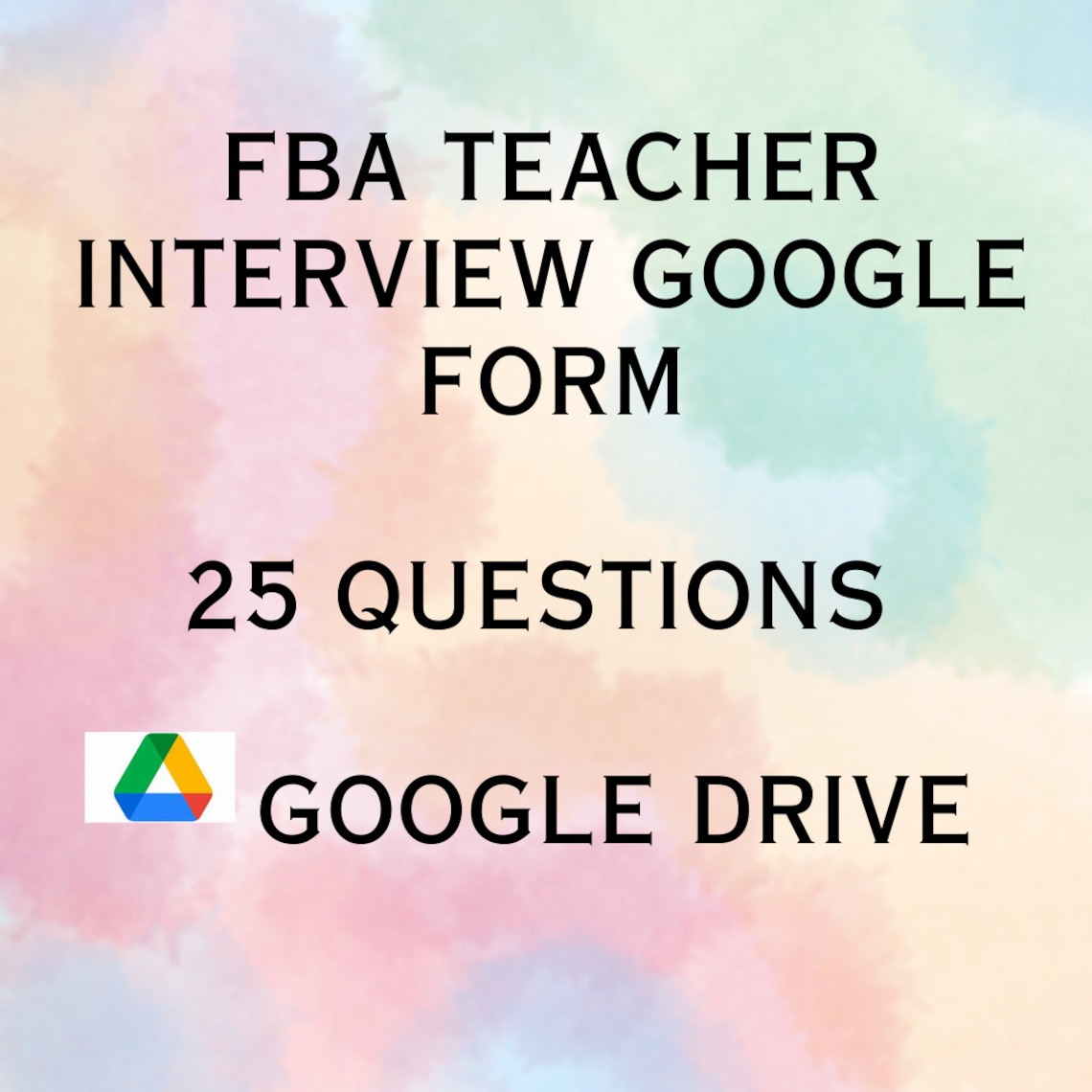 FBA Teacher Interview Google Form, Functional Behavior Assessment ...