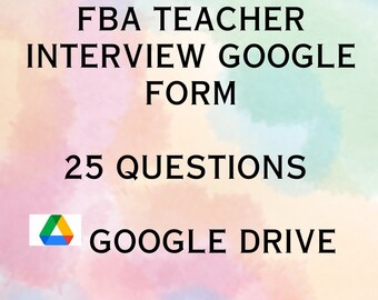 FBA Teacher Interview - Etsy