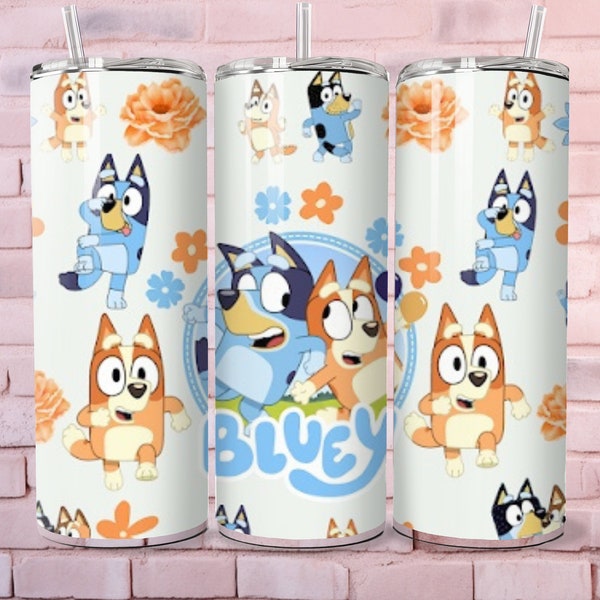 Bluey Drink Tumbler - Etsy