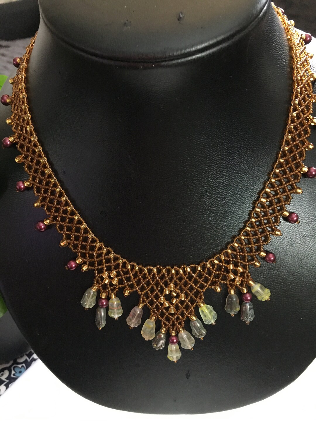 Cynthia Delite Seed Bead Necklace - Etsy