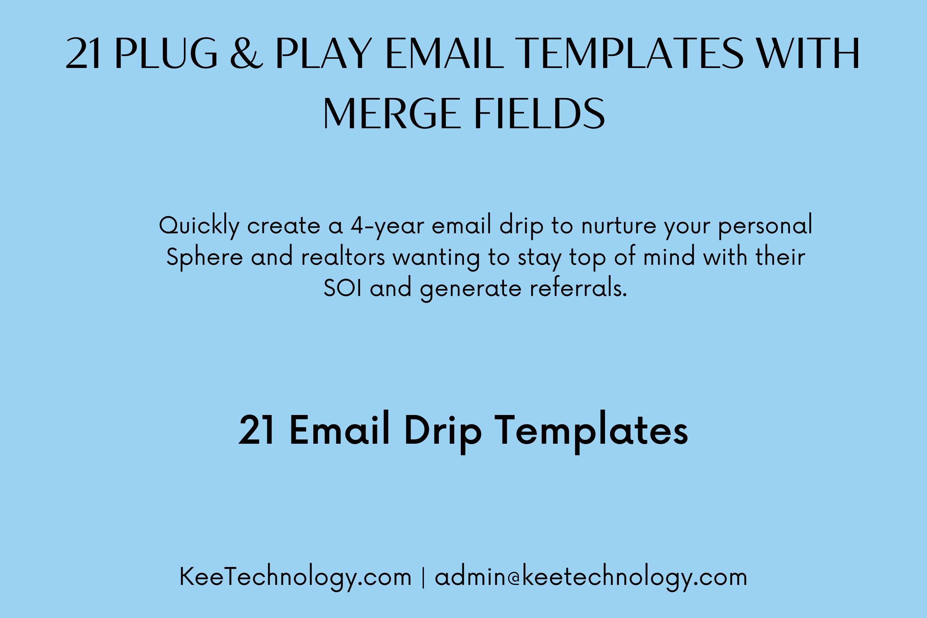 Sphere Nurture Email Drip Templates for Real Estate Agents, 21 Instant ...