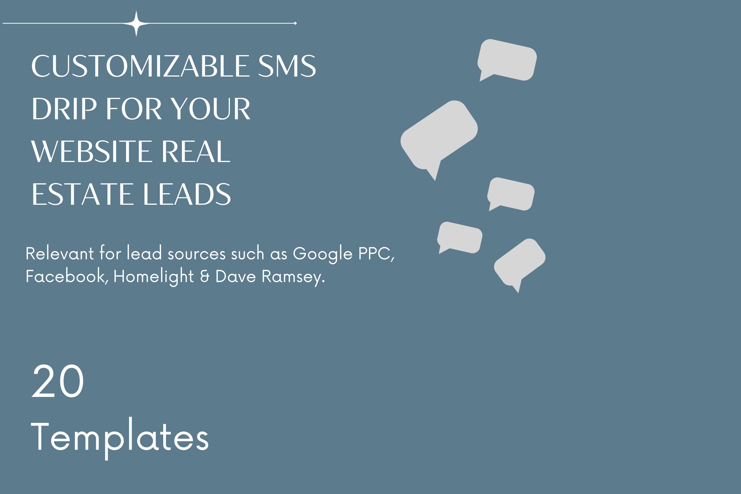 Buyer Leads Real Estate Agent SMS Drip Templates, 20 Digital Download ...