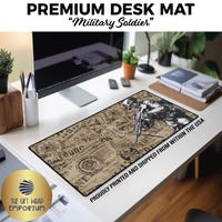 Army Military Soldier Flag Mouse Pad Support Our Troops and Veterans ...