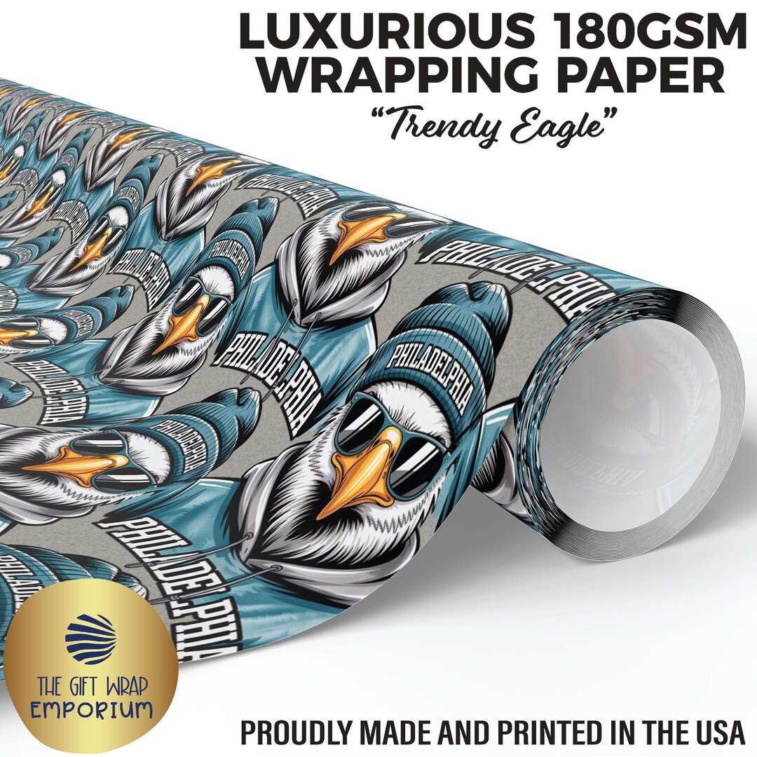Trendy Eagle Wrapping Paper, Winter Eagle Gift Wrapping, Eagle Gift ...
