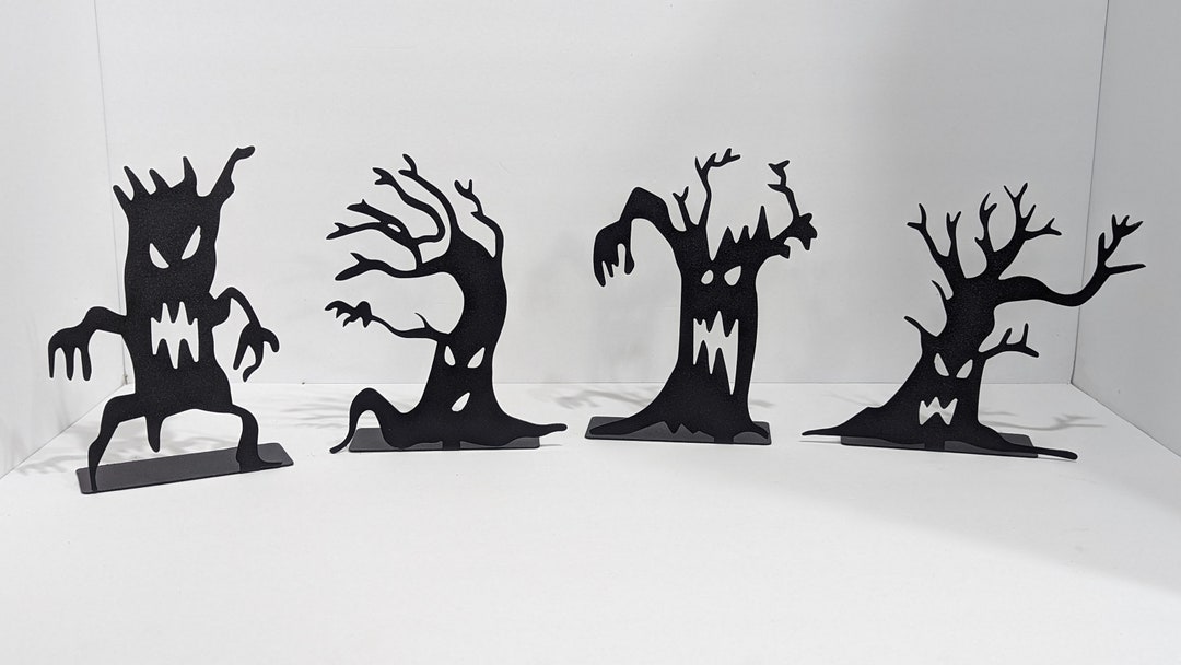 Halloween Trees / Tabletop Decor / Halloween Decor - Etsy