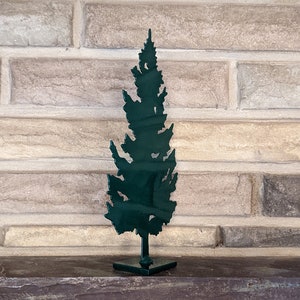 Table Top Steel Trees, Metal Trees, Christmas Trees, Winter Decor, Raw ...