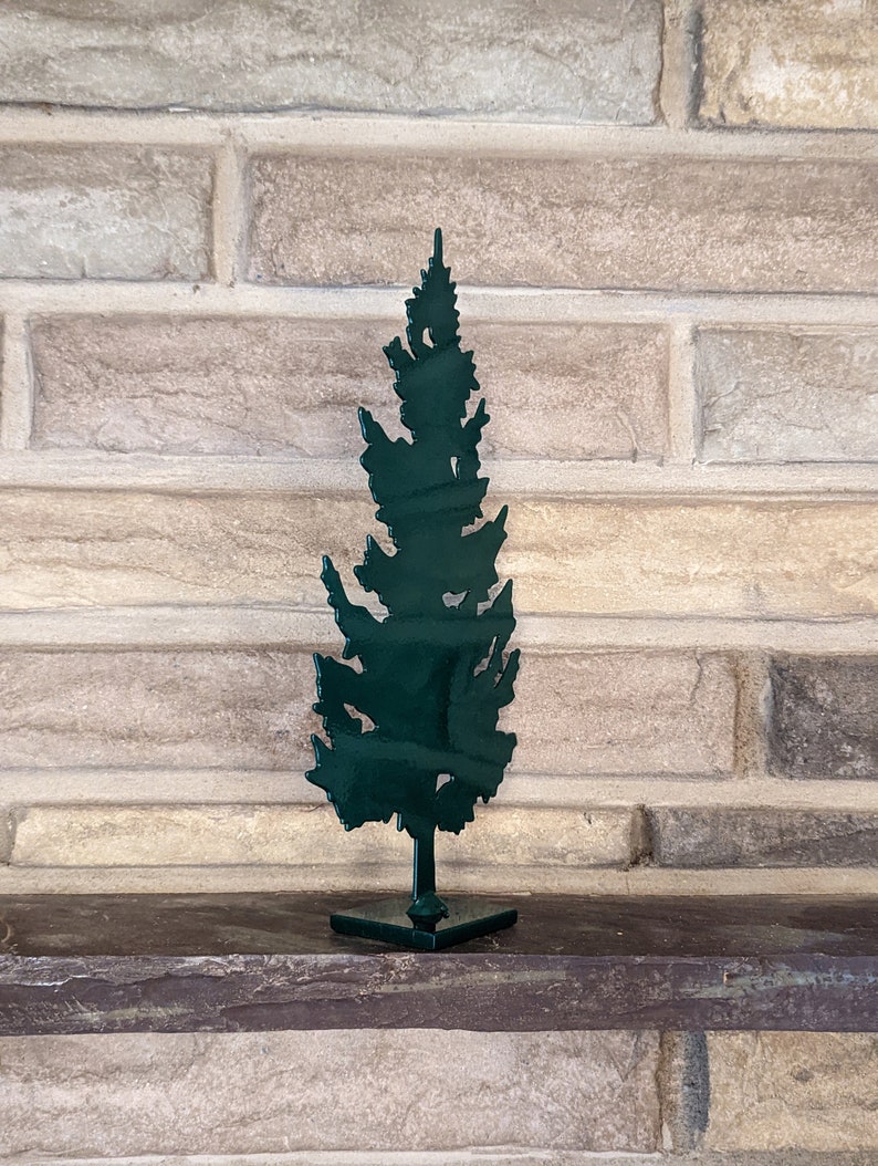 Table Top Steel Trees, Metal Trees, Christmas Trees, Winter Decor, Raw ...