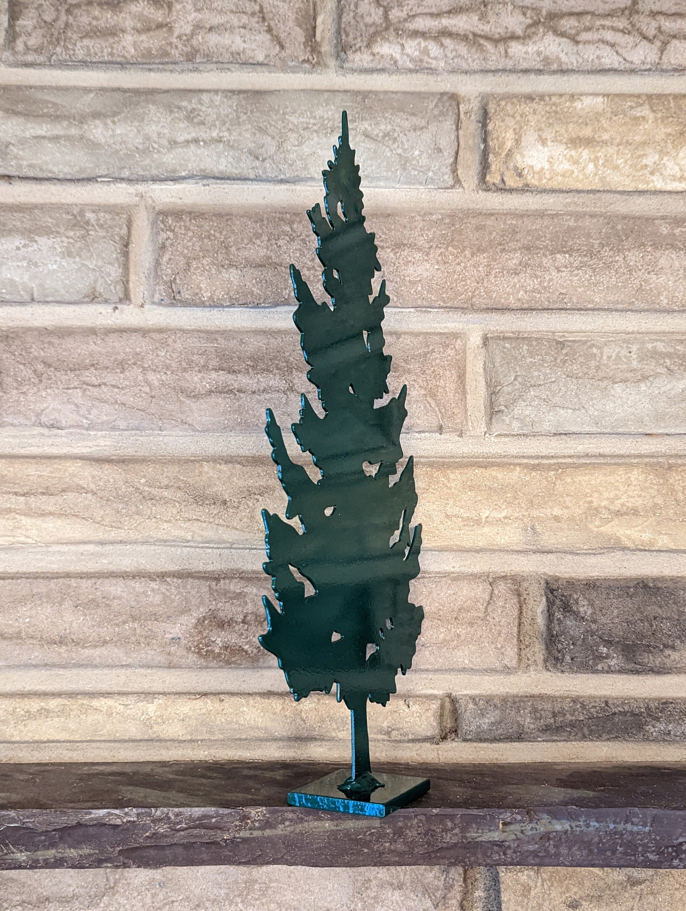 Table Top Steel Trees, Metal Trees, Christmas Trees, Winter Decor, Raw ...