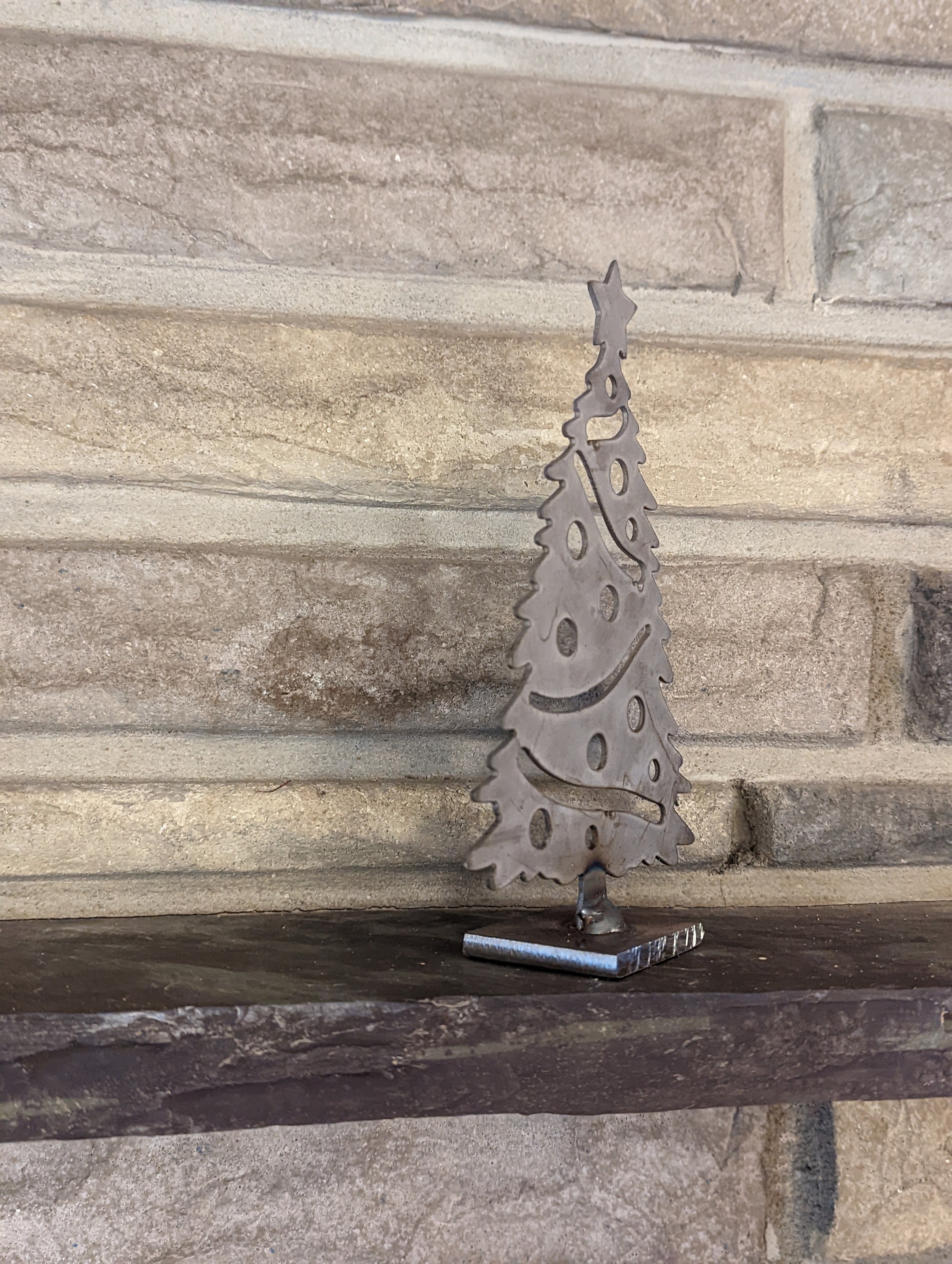 O Christmas Tree, Steel Tree, Raw Metal, Christmas Gift - Etsy