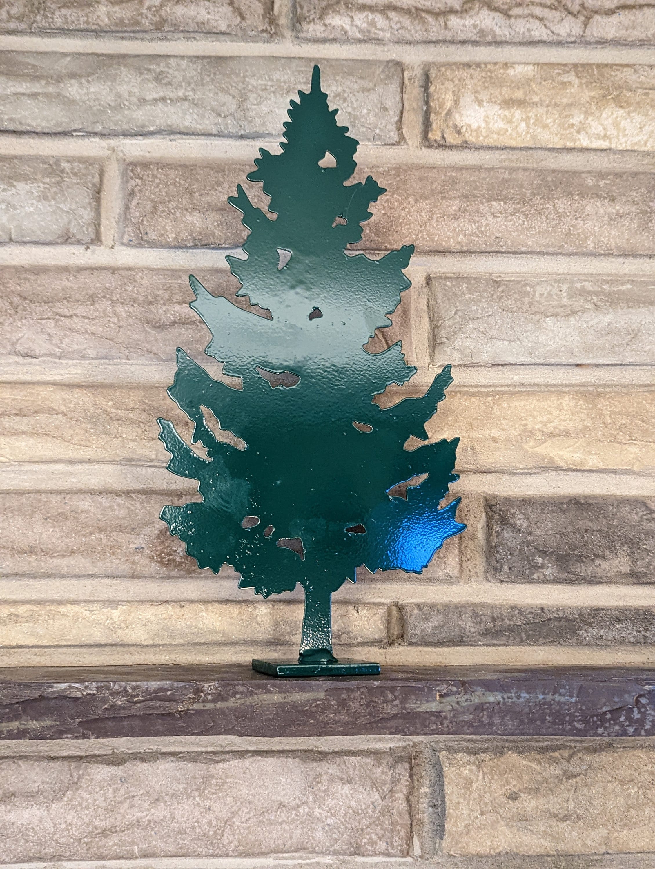 Table Top Steel Trees, Metal Trees, Christmas Trees, Winter Decor, Raw ...