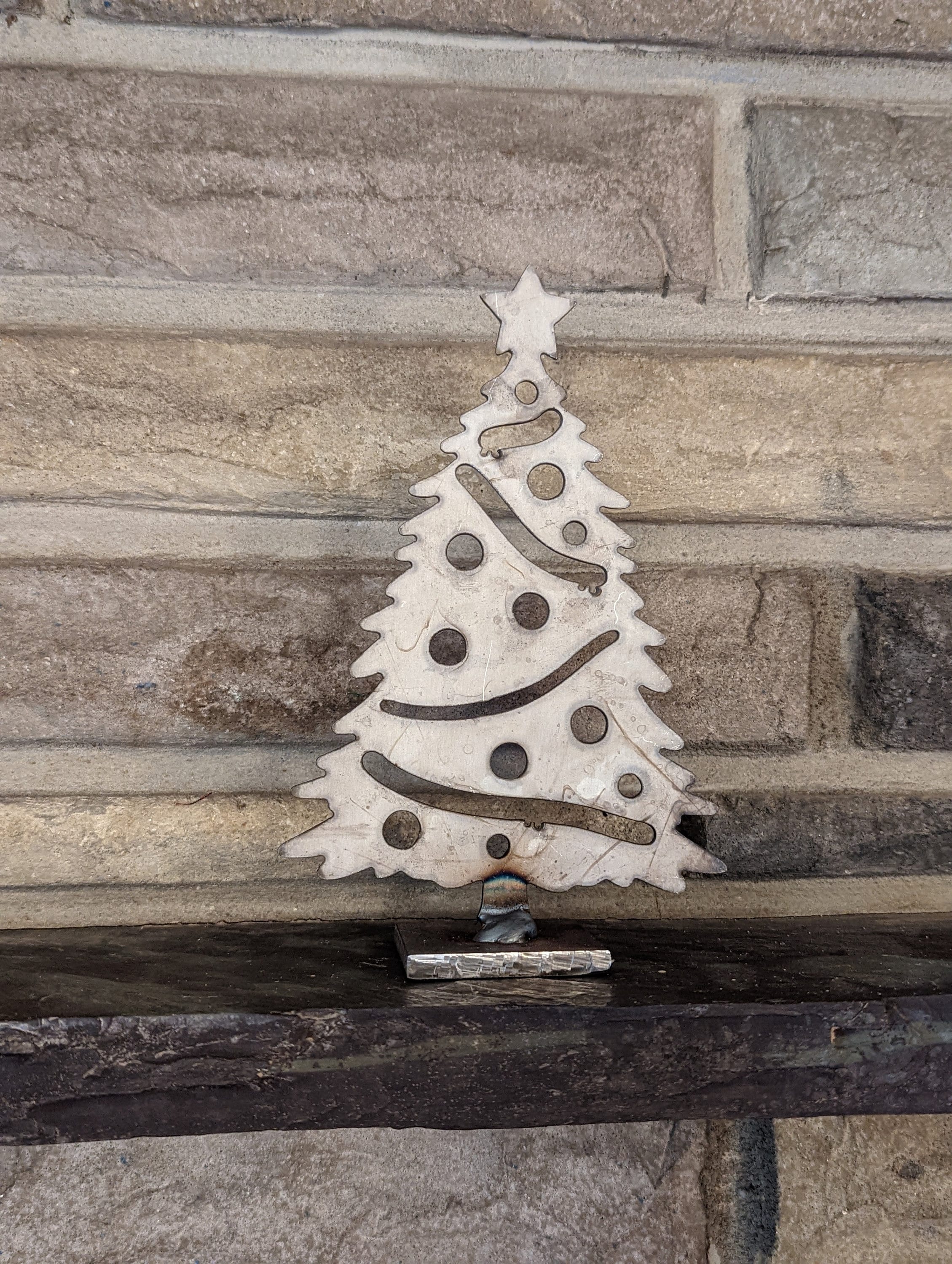 O Christmas Tree, Steel Tree, Raw Metal, Christmas Gift - Etsy