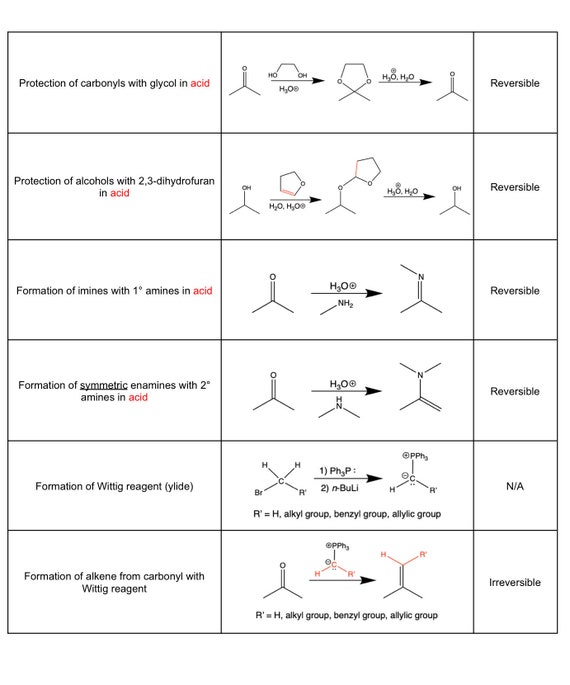 Organic Reactions Grade 12 Notes
