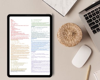 Physics 1 Final 2 PAGE CHEAT SHEET - Etsy Canada