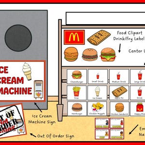 Mcdonald’s Dramatic Play Center | Preschool Restaurant Pretend Play ...