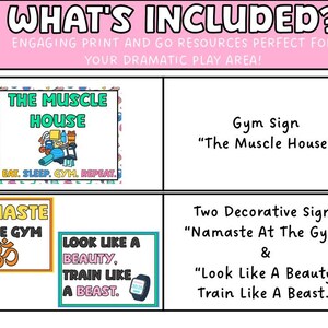 Preschool Gym Dramatic Play Bundle: Pretend PE Center Props - Etsy