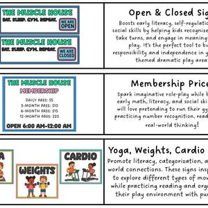 Preschool Gym Dramatic Play Bundle: Pretend PE Center Props - Etsy