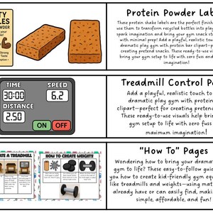 Preschool Gym Dramatic Play Bundle: Pretend PE Center Props - Etsy