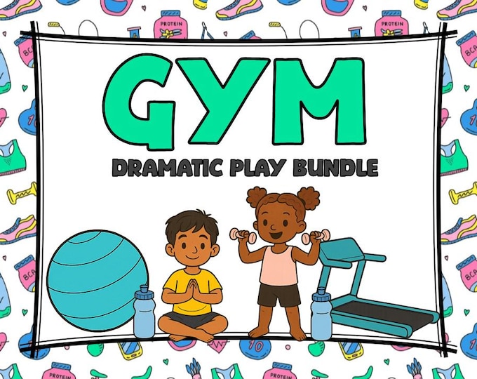 Preschool Gym Dramatic Play Bundle: Pretend PE Center Props - Etsy