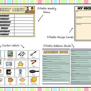 Kitchen Dramatic Play Printable Bundle | Pretend Play Center ...
