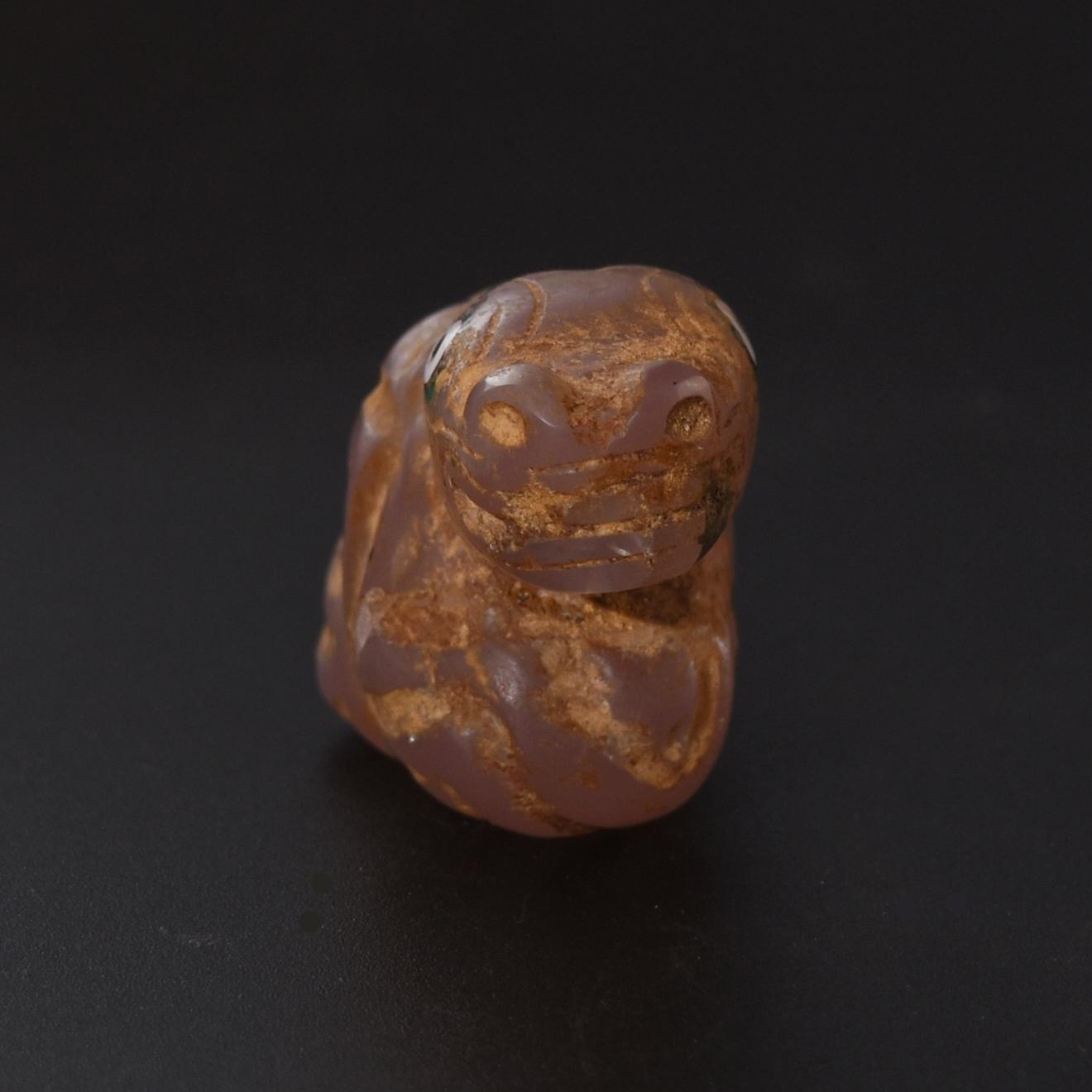 Snake Power Animal Rose Quartz Crystal Stone Carving Hand Crafted ...