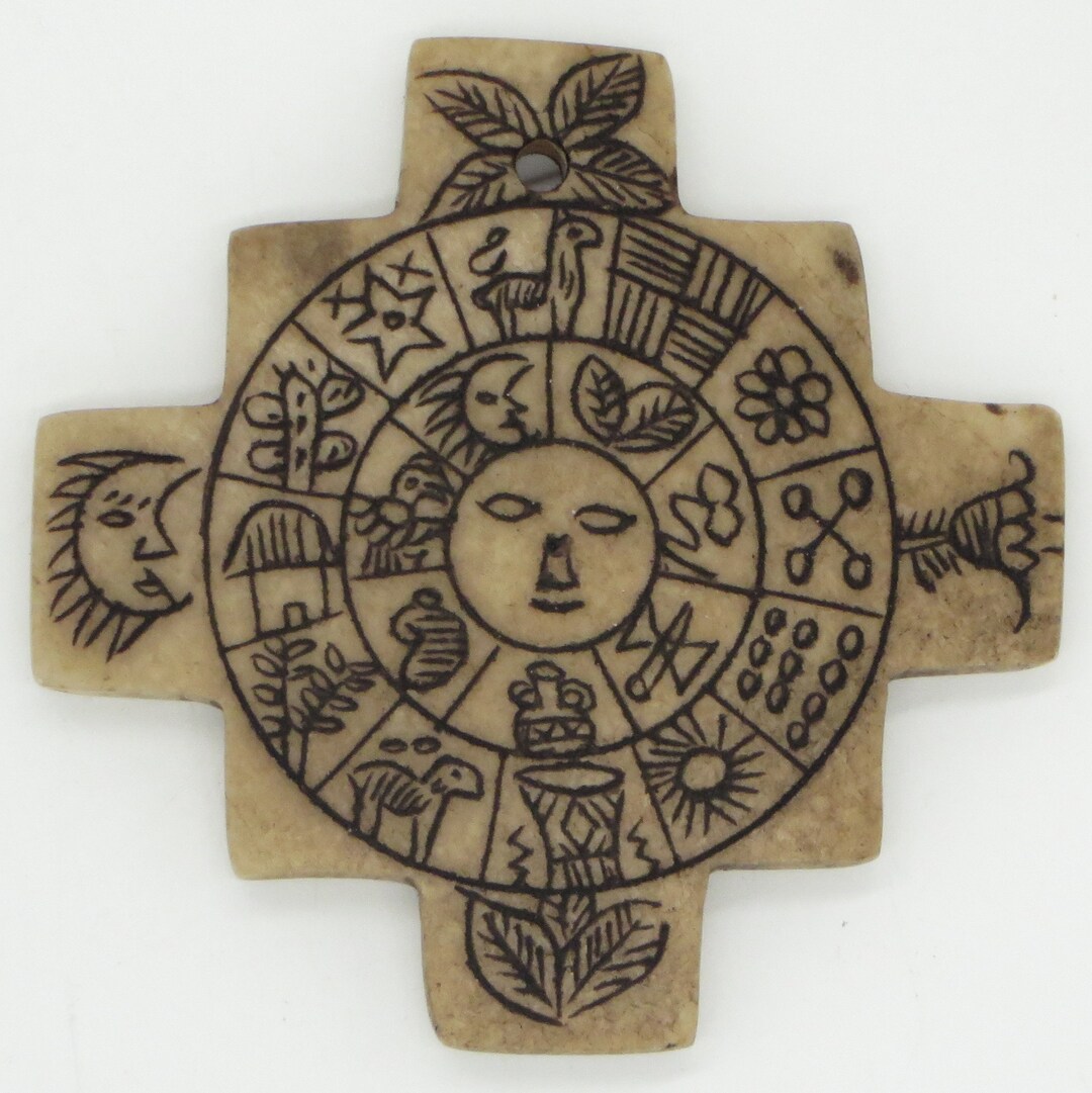 Chakana Stone Inca Cross House Blessing Stone Alabaster Hand Crafted ...